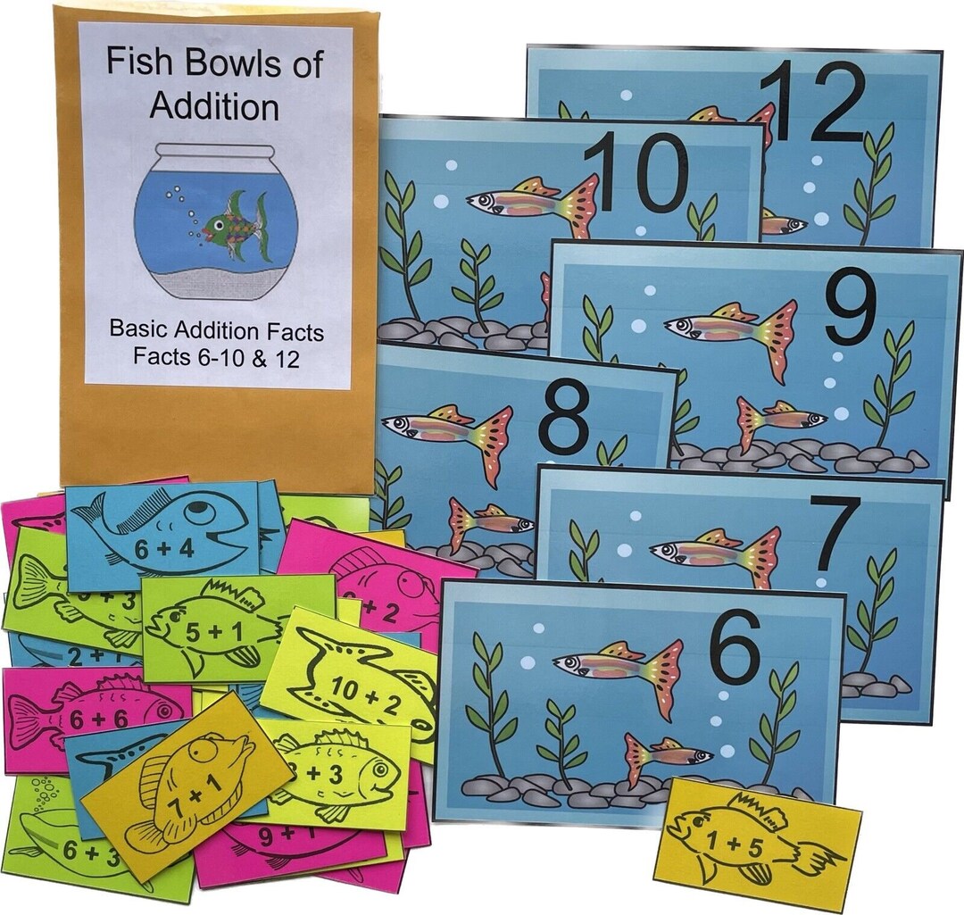 The Teacher Depot Educational Math Center Learning Game Addition Facts ...