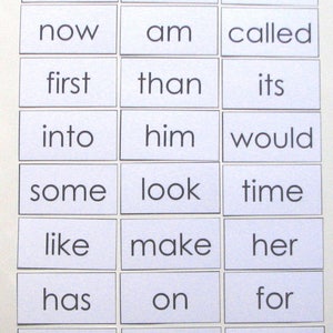 Educational Learning Literacy Resource Fry Words Flashcards First 100 ...