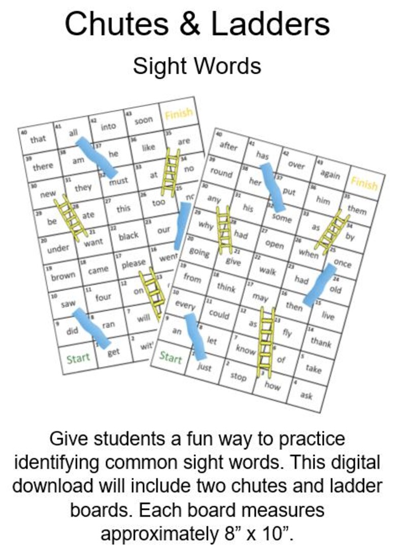 Sight Words Digital Download Phonics Activity Teacher Made Learning ...