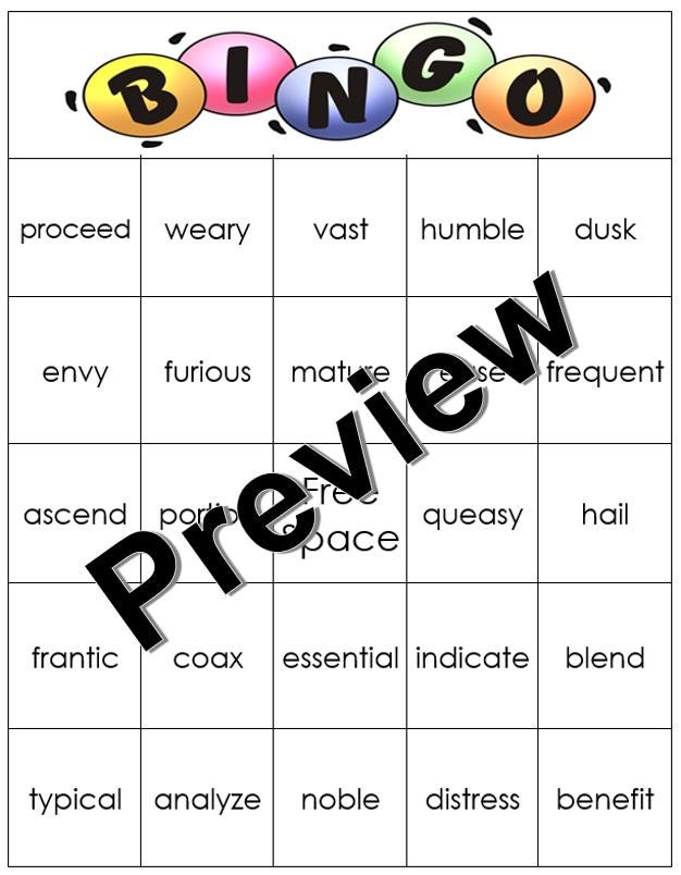 4th Grade Vocabulary Digital Download Teacher Made Literacy Activity ...