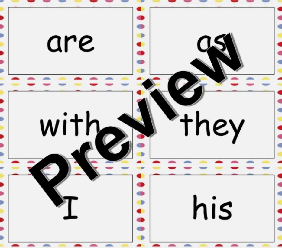 4 Teacher Made Literacy Resource Fry Words Flash Card Rings First 100 ...