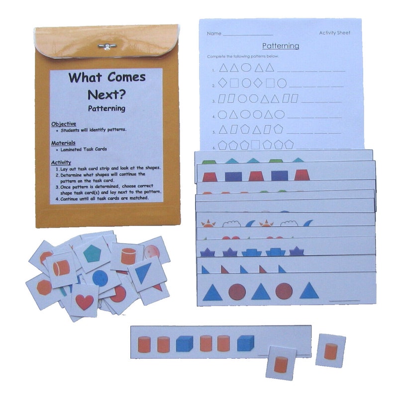Teacher Depot Educational Math Center Learning Resource Game Patterning ...