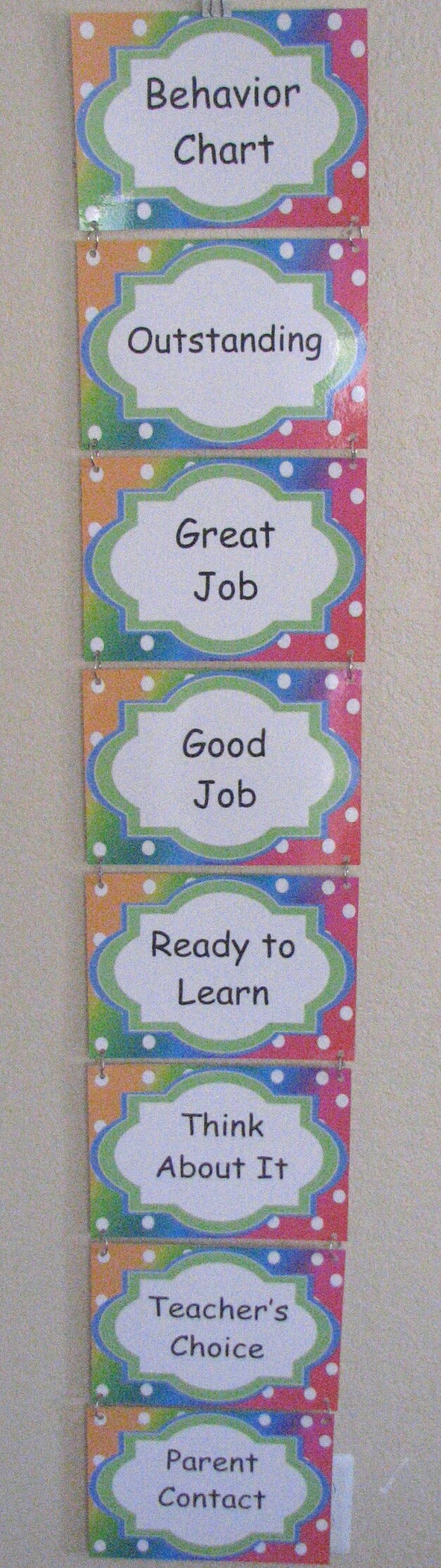 Teacher Made Elementary Resource Class Management Behavior Clip Chart ...
