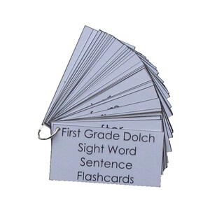 Educational Learning Resource Dolch First Grade Sight Word Sentences ...