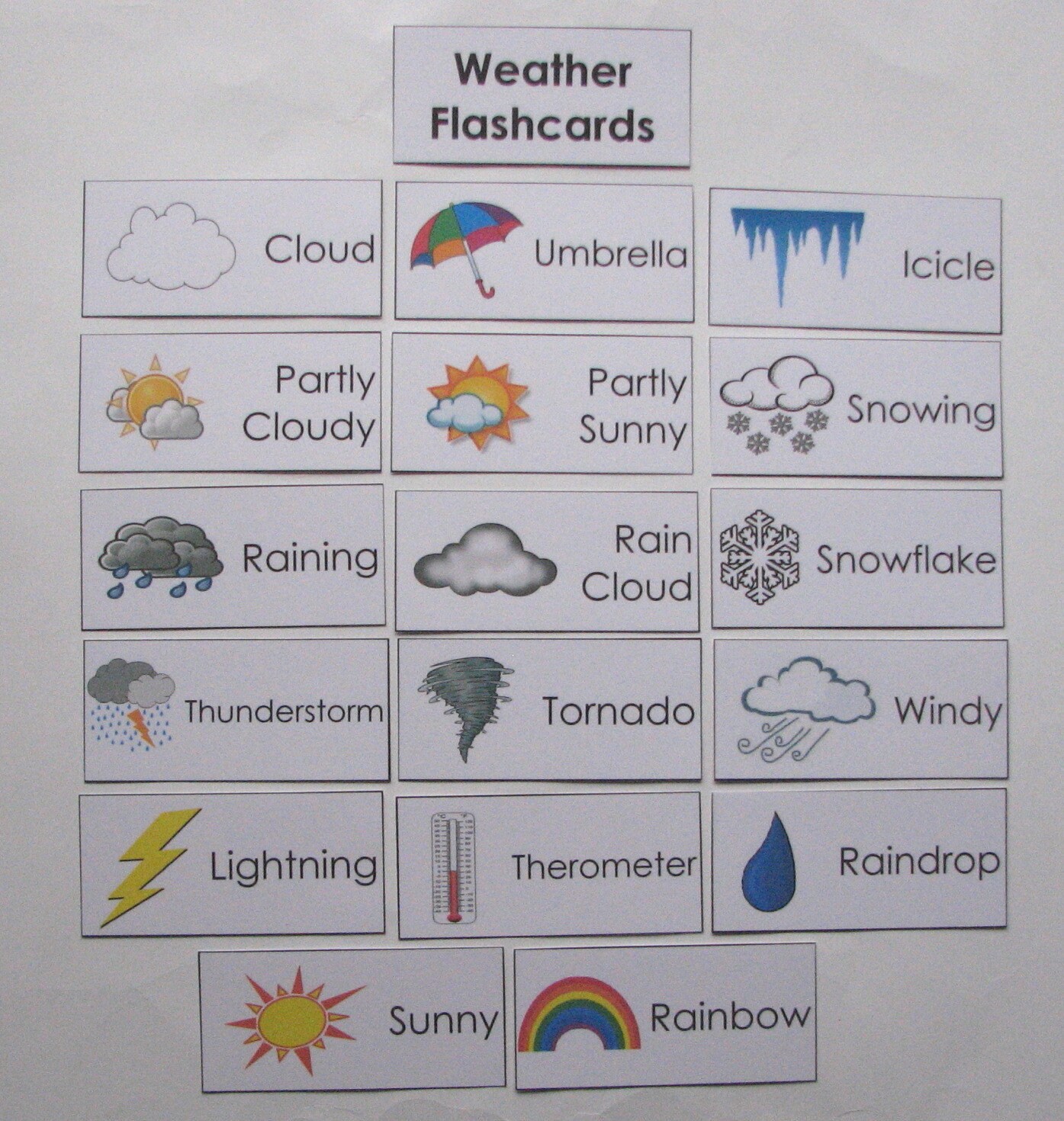 Weather Word Wall