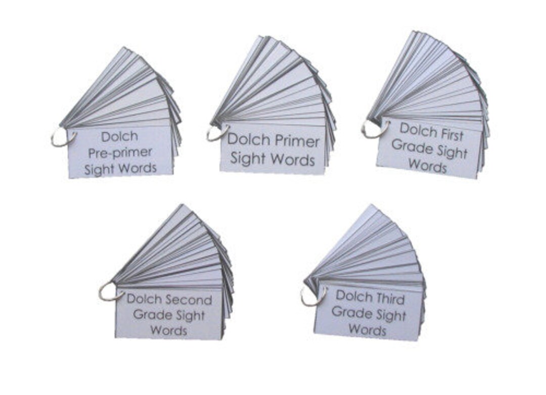 5 Teacher Made Literacy Learning Resources Dolch Sight Word Rings ...