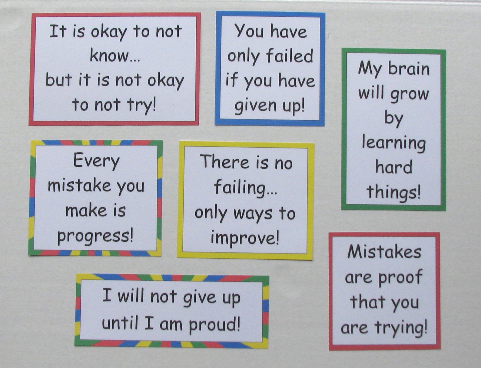 12 Educational Resource Growth Mindset Anchor Chart Bullentin Board ...