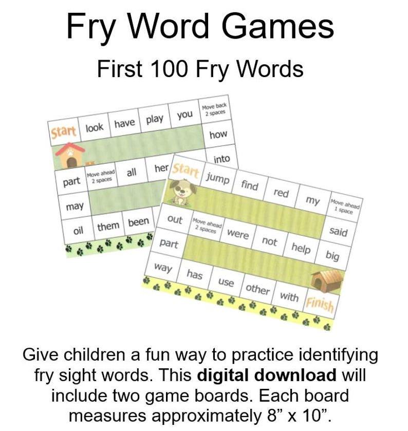 Fry Sight Words Digital Download Teacher Made Literacy Phonics Activity ...