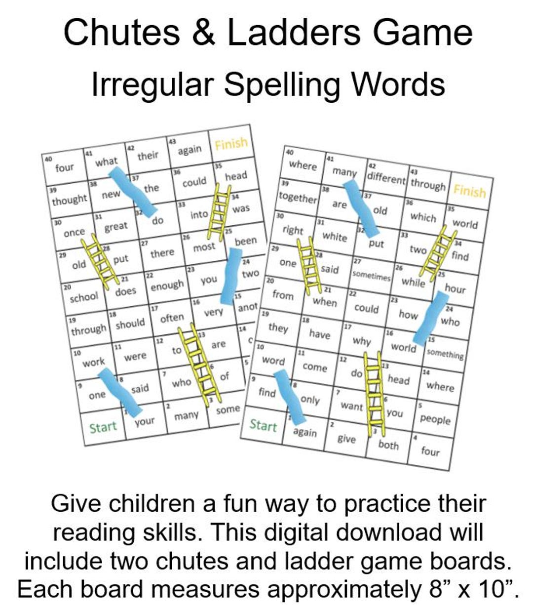 Irregular Spelling Words Digital Download Literacy Learning Resource ...