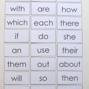 Educational Learning Literacy Resource Fry Words Flashcards First 100 ...