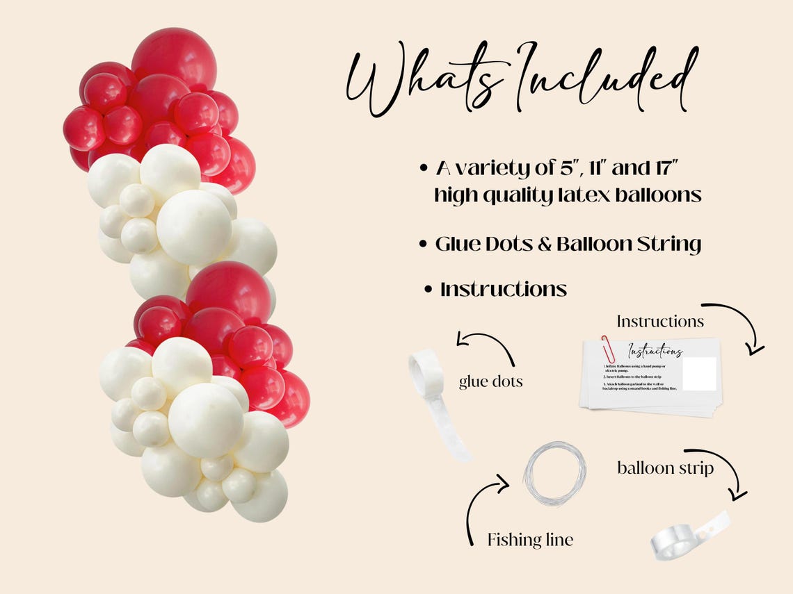 DIY Lux Balloon Arch "she's Ready to Pop" Theme Garland Kit Baby Shower ...