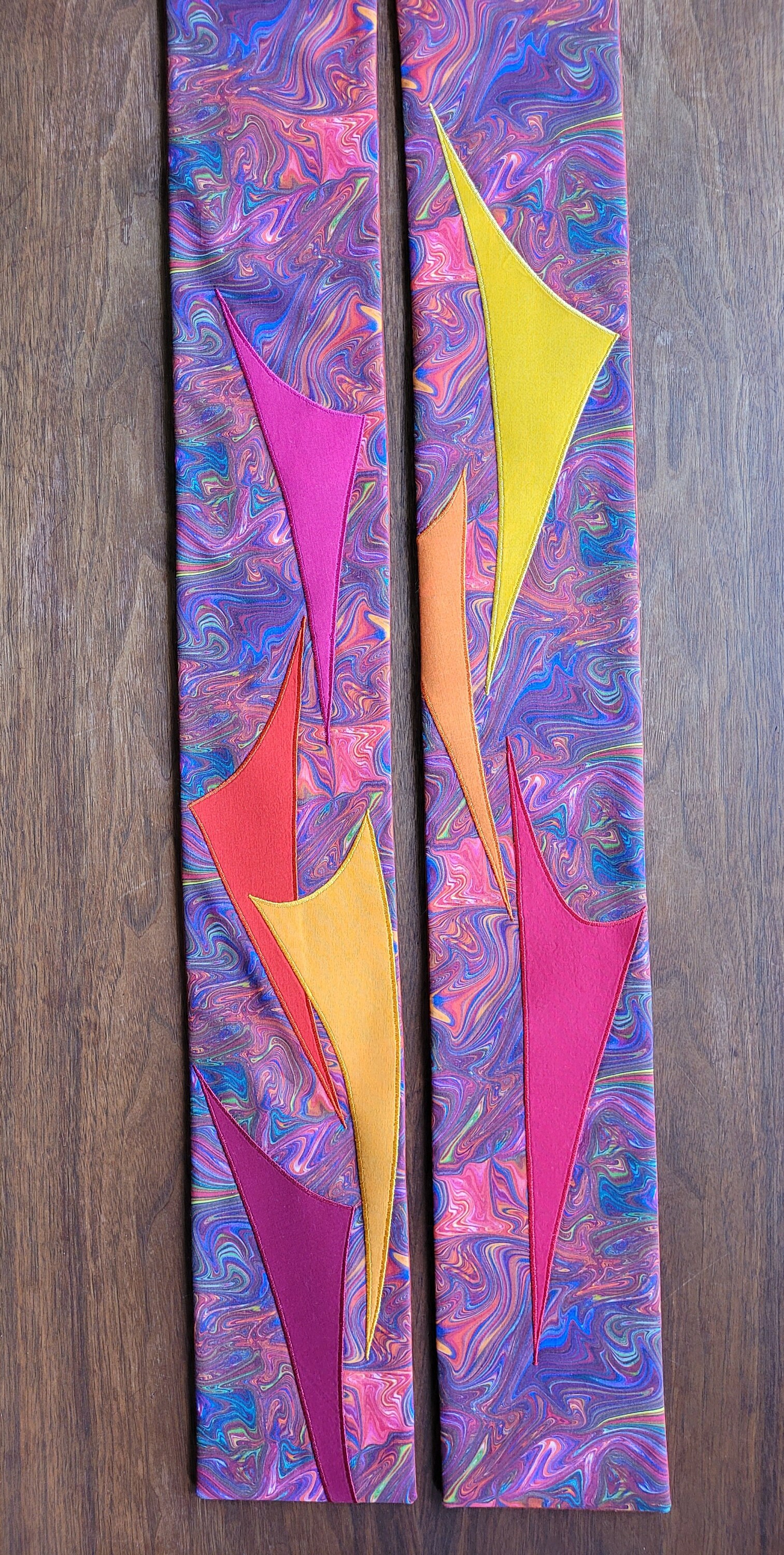 Pentecost Stole With Marble Design Fabric - Etsy