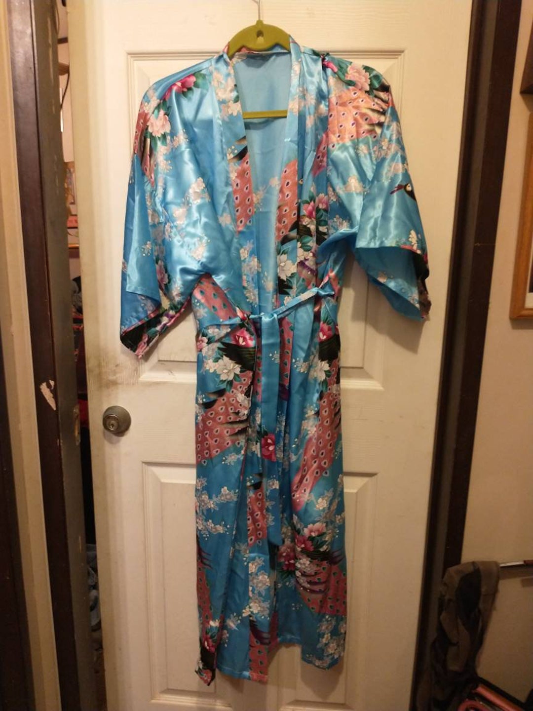 Woman's Vintage Mei Ye Si Da Kaftan Robe One Size Like New - Etsy