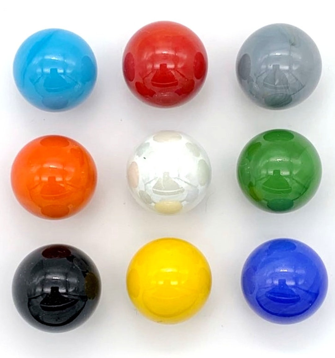 Choose From 11 Colors Opal Glass Shooter Marbles 25mm: Choice of Sample ...