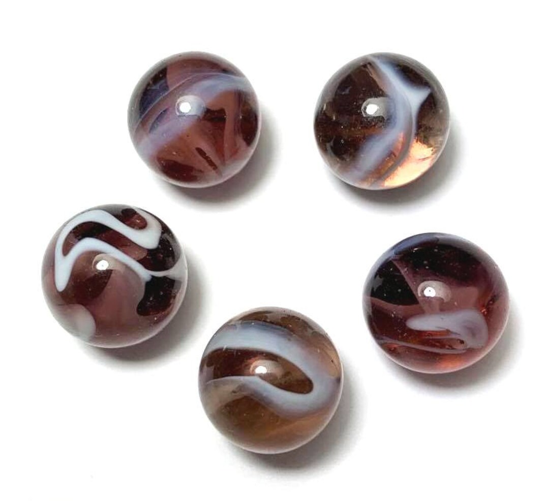 16mm Octopus II (5/8th") Player Glass Marbles Pack of 5 Translucent ...
