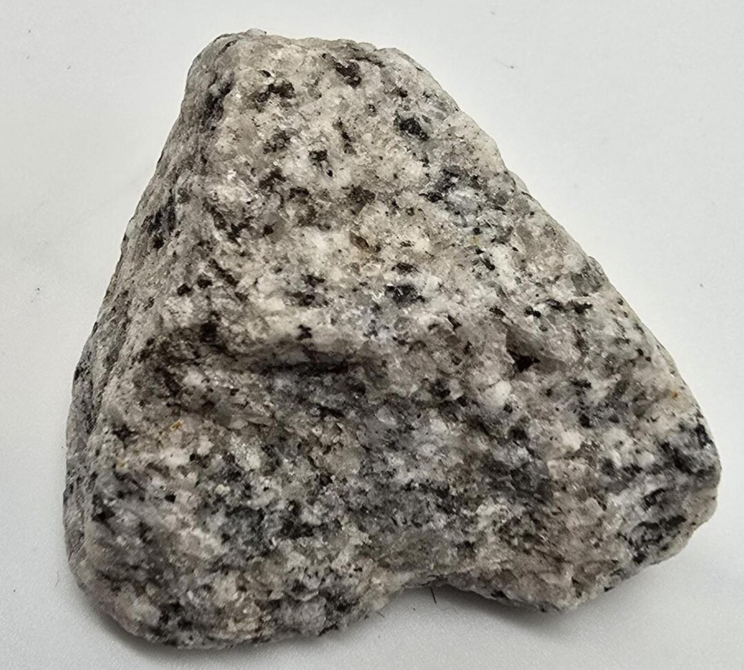Biotite Granite Intrusive Igneous Rock - Two Unpolished Rock Specimens ...