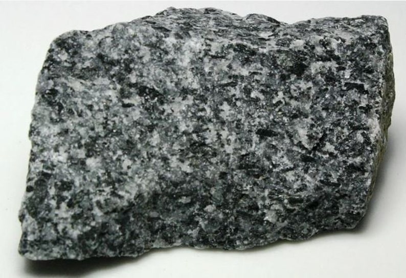 Diorite Igneous Rock - 3 Unpolished Mineral Specimens - Measures 1-2 ...