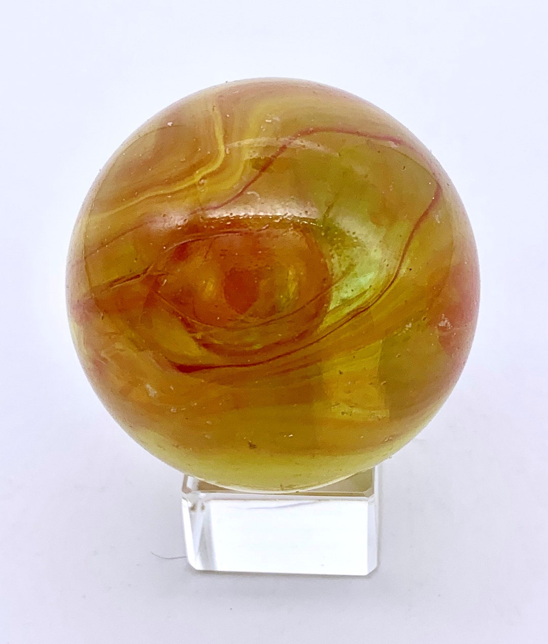 Single 42mm Sunset Mammoth Glass Mega Marbles 1.65 From Canada coucher ...