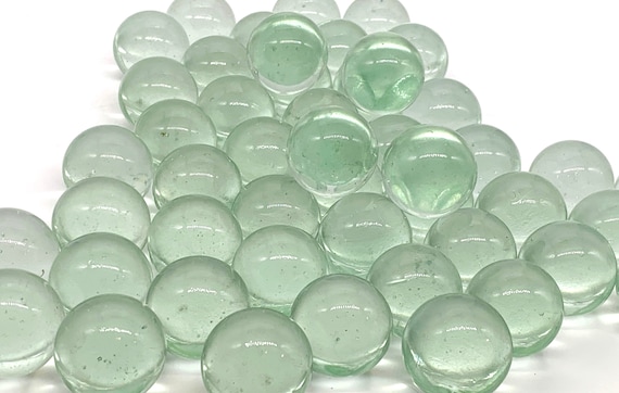 22mm Glacial Ice Clear Glass Shooter Marbles 7/8th - Etsy