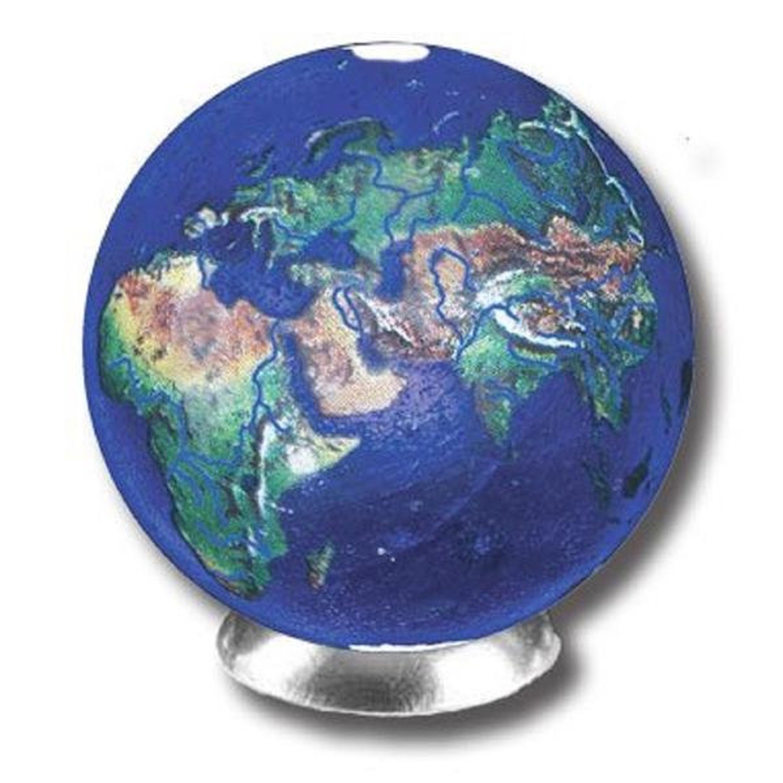 Earth Mars & Moon to Scale Marbles Boxed Set | Etsy