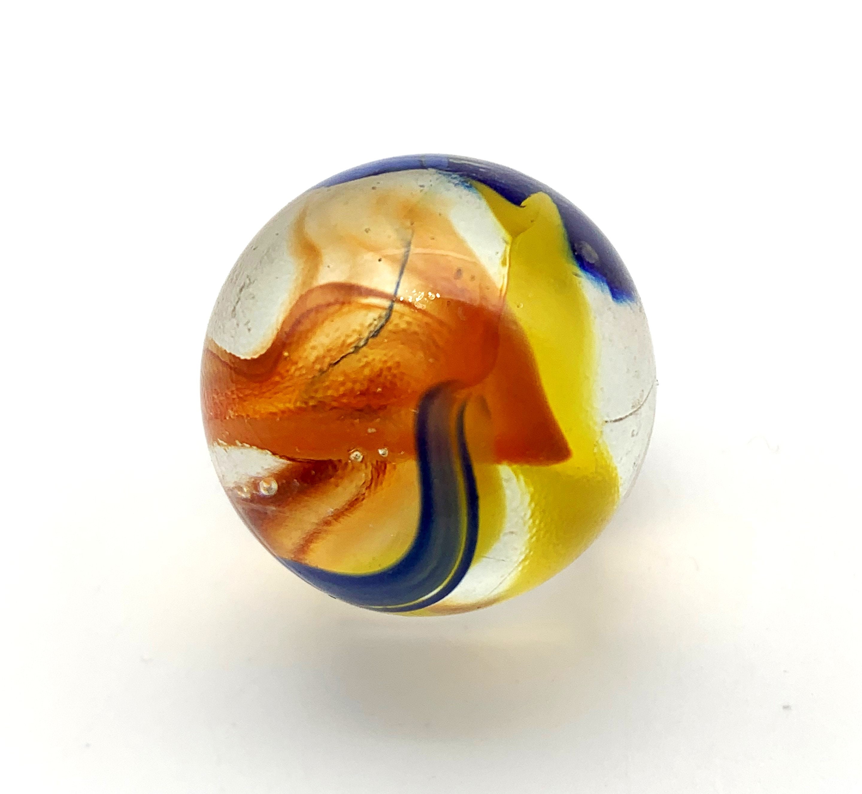 25mm "fiesta Streamers" (1") Marble Shooters - Pack of 5 Vacor Red Blue ...