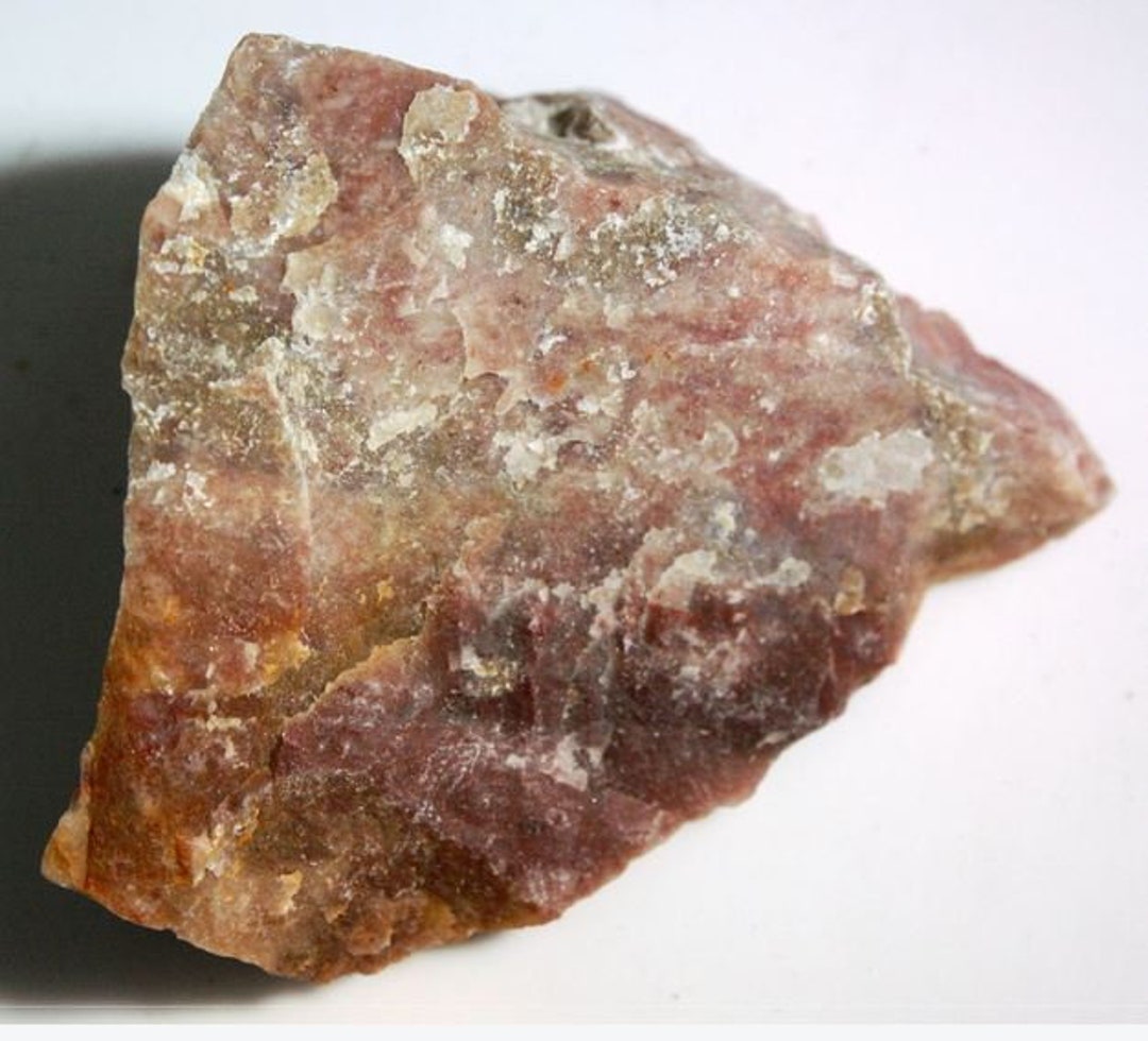 Red-yellow Colored Quartz Jasper Rock - 3 Pieces of Mineral Specimen ...