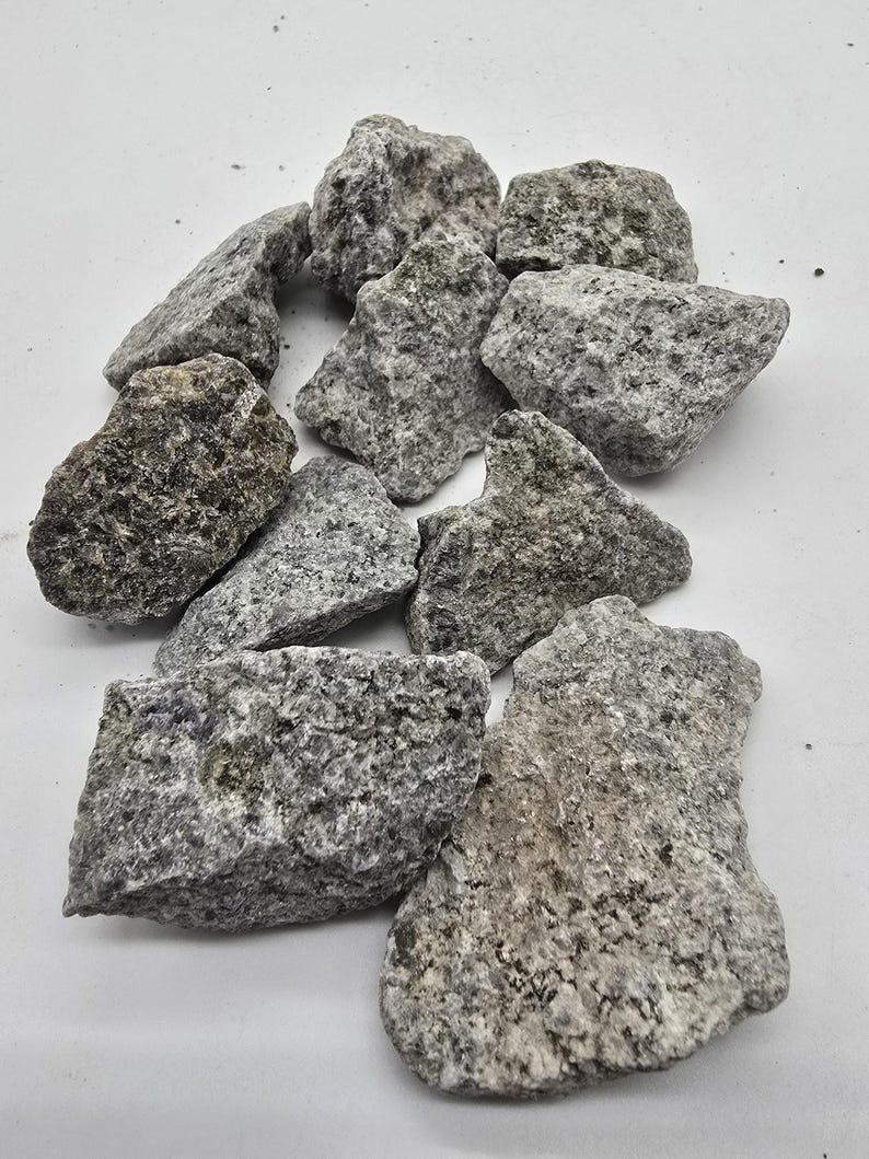 Anorthosite Igneous Rock - 10 Unpolished Mineral Specimens - Measures 1 ...