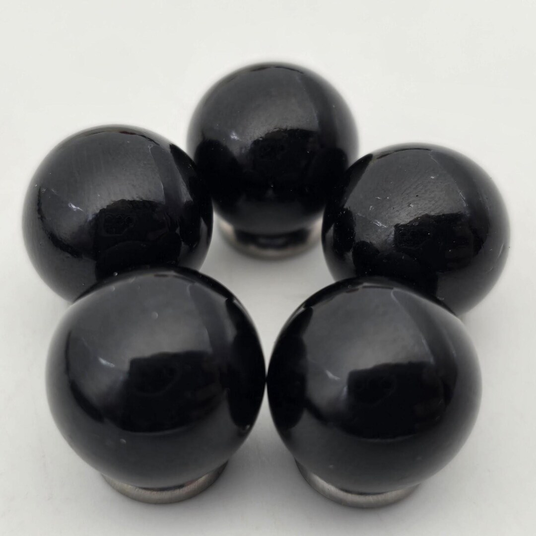16mm "black Opal" Game Marbles (5/8") Choice of Quantity: Packs of 5 ...