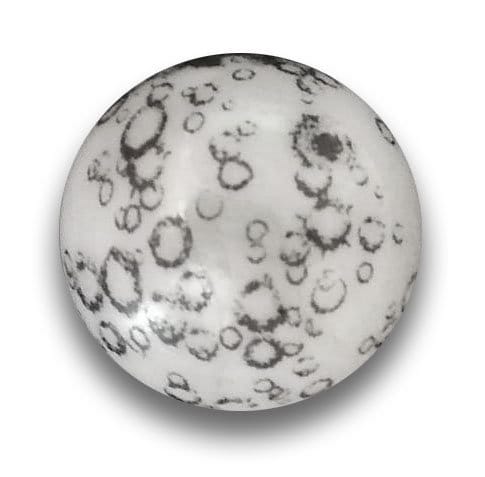 Mini Moon Marbles .5 Inch 14mm Diameter Set of 3 With - Etsy