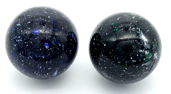 35mm Galaxy 1.4 Giant Glass Marble Mostly Black W Light - Etsy
