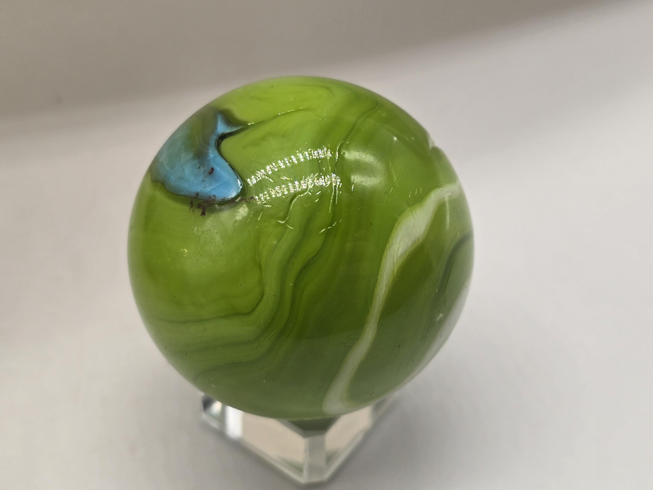 NEW FOR 2024! Single 50mm Troll Giant Marble (2") Lime Green With ...