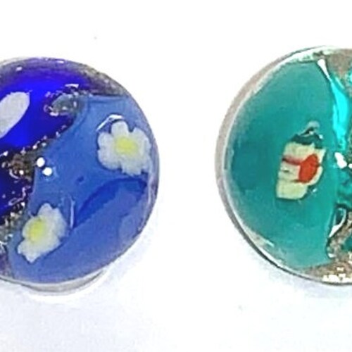 Namaste 16mm 5/8 Inch Handmade Art Glass Player Marbles - Etsy