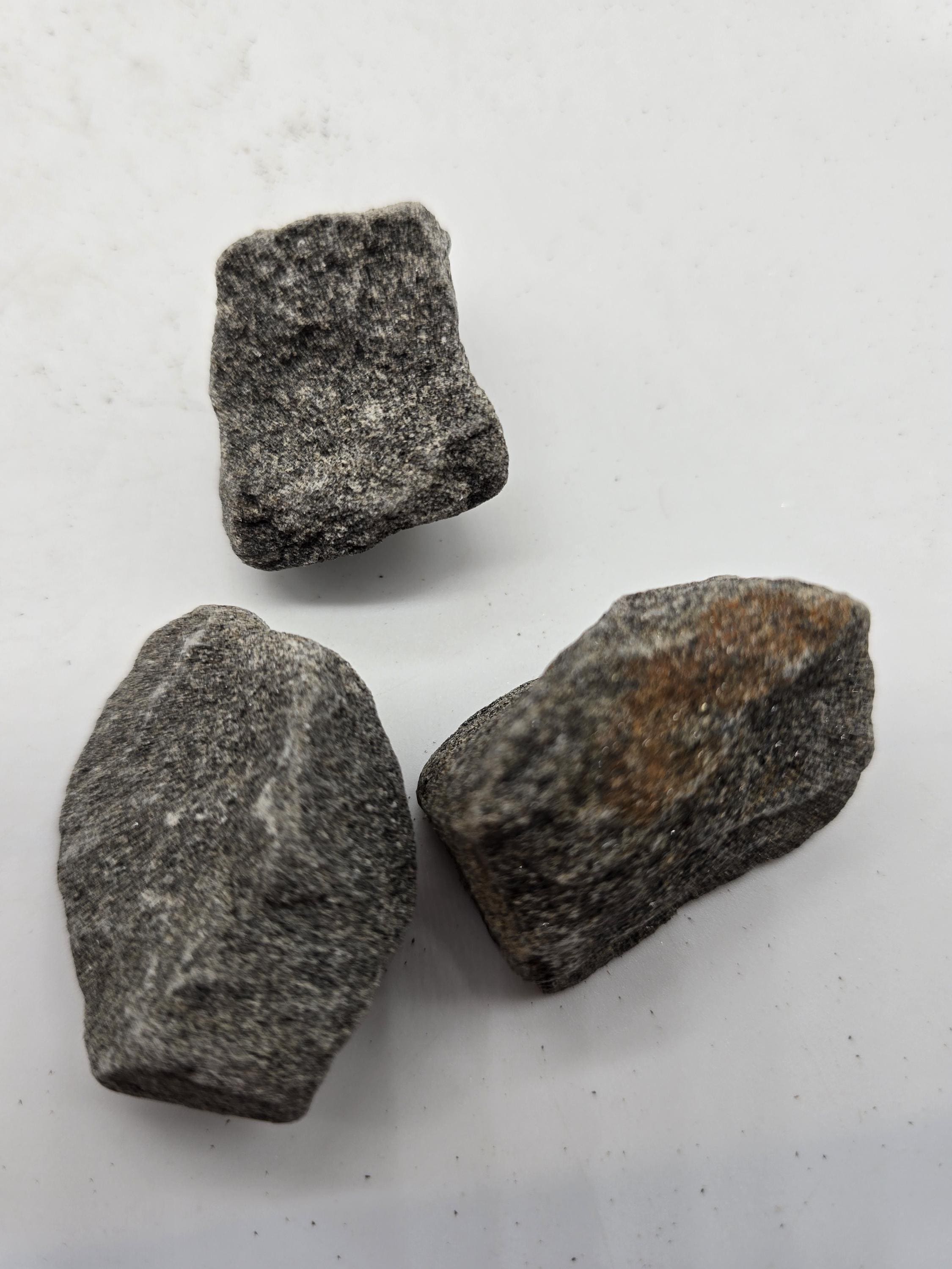 Phyllite Metamorphic Rock - 3 Unpolished Mineral Specimens - Measures 1 ...