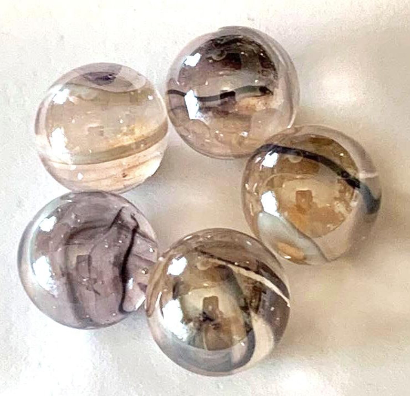 14mm fairy Player Marbles .55 Inch Pack 5 - Etsy