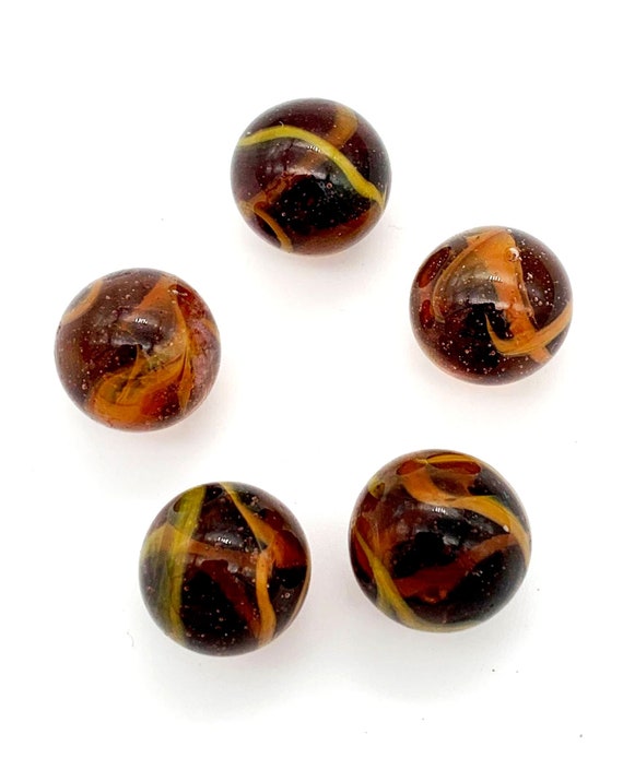 16mm mummy Player Glass Marble Pack of 5 5/8th - Etsy