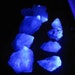 Fluorite Halide Mineral 3 Unpolished Fluorescent Rock Specimens ...