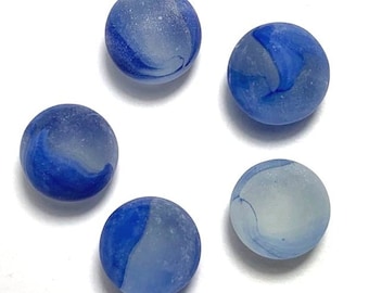 16mm frosted Rainbow Glass Marbles Assortment Pack | Etsy