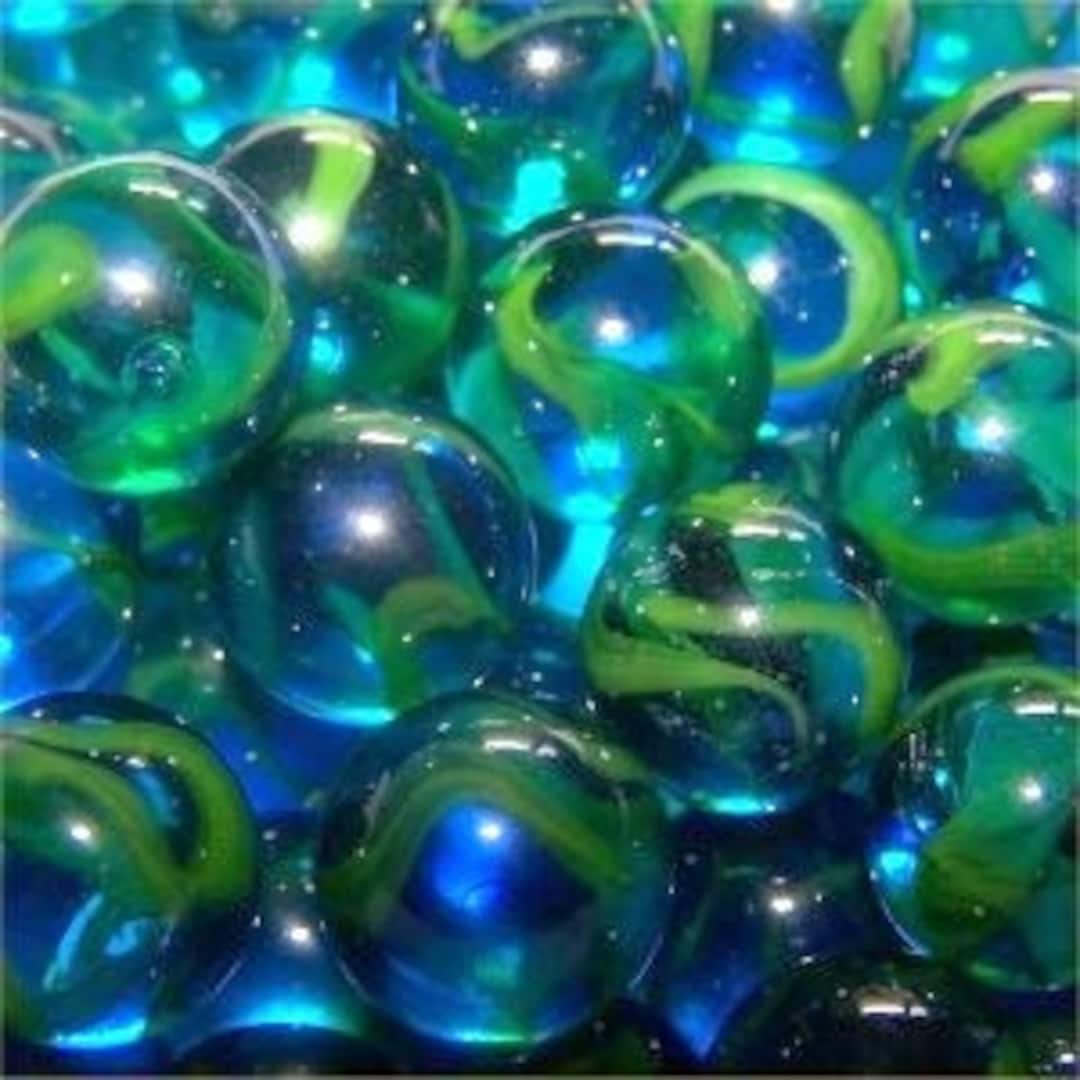 16mm "sea Turtle" Bulk Pack of 100 Player Glass Marbles (5/8th ...