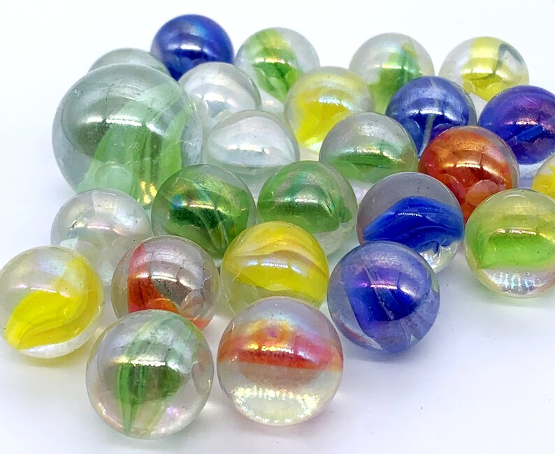 Confetti Collector Series Net Bag Mega Marbles Vacor Blue - Etsy