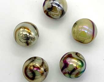 16mm Troll Glass Marble Players 5/8th Pack of 5 | Etsy