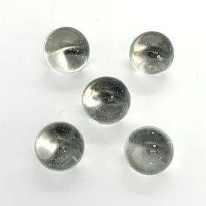 14mm Ice Clear W Bubbles Glass Marbles New for 2020!! Choice of ...