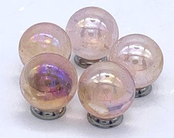 Pink Glass Marbles | Etsy