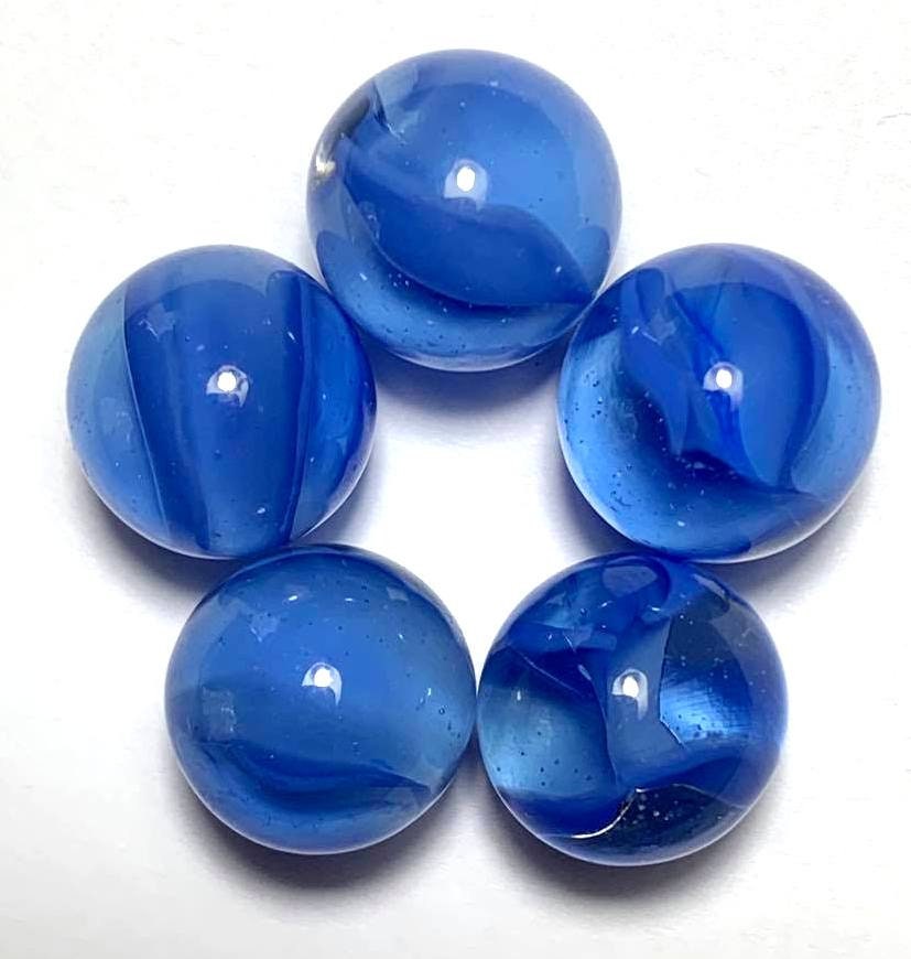 16mm Blue Cat's Eye 5/8 Inch Single Color Vanes Glass - Etsy