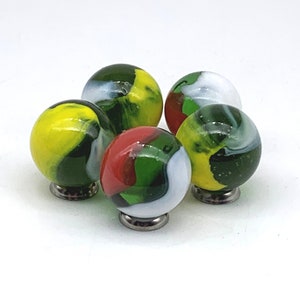 16mm Green Parrot Early Edition Player Glass Mega Marbles Choice of ...