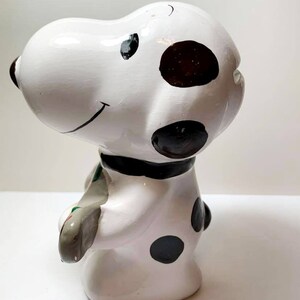 90's "marbles" Playing Banjo Ceramic Piggy Bank - Snoopy's Brother ...