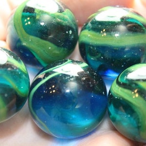 16mm "sea Turtle" Bulk Pack of 100 Player Glass Marbles (5/8th ...