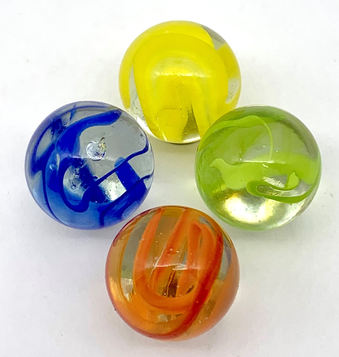 NEW for 2023! Pk of 5 Spiral Galaxy 16mm 5/8" Glass Mega Marbles ...