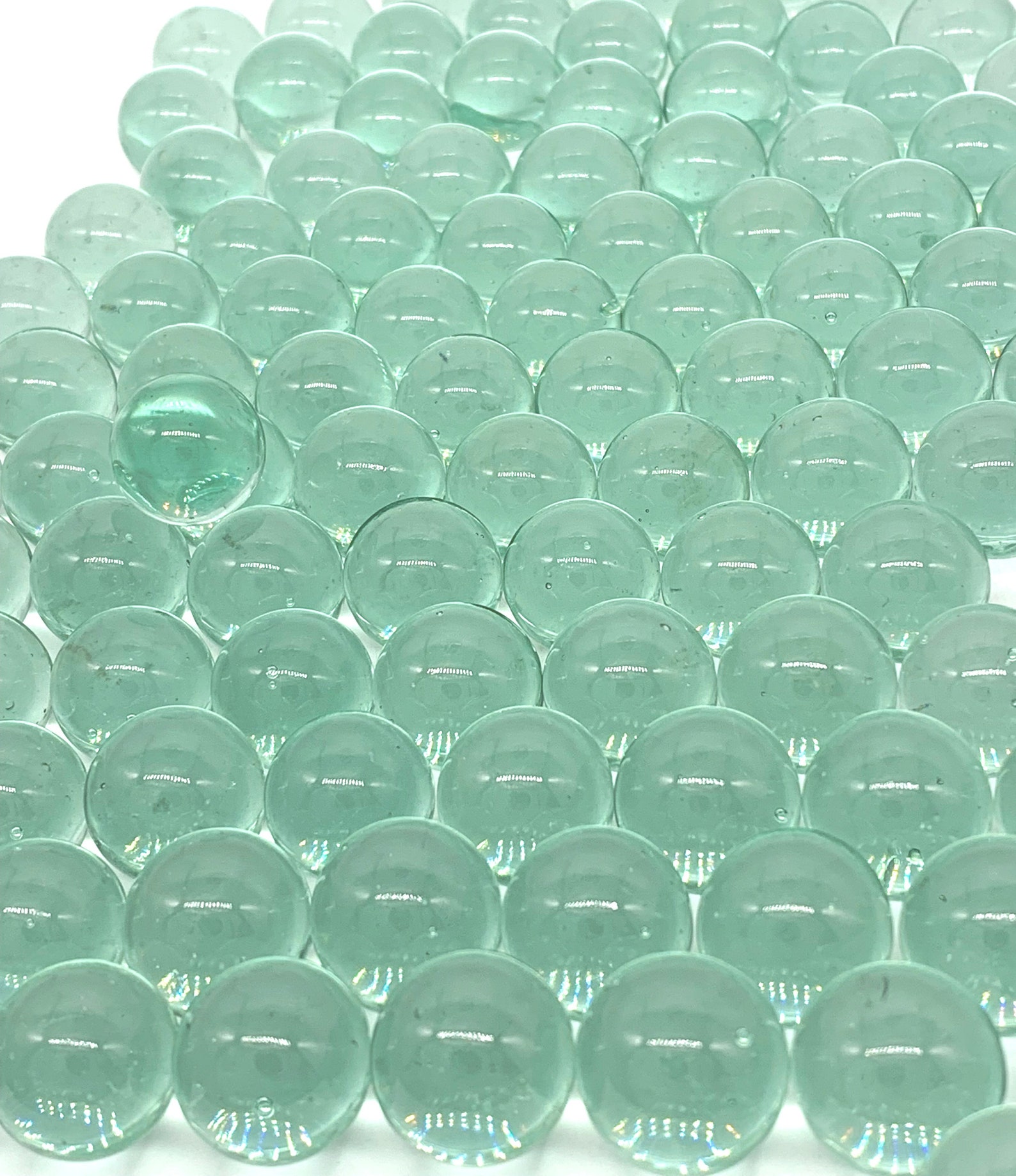 16mm Glacial Ice Clear Glass Player Marbles 5/8th - Etsy