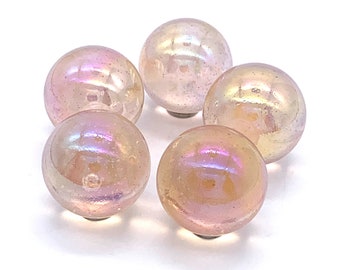 Pink Glass Marbles | Etsy