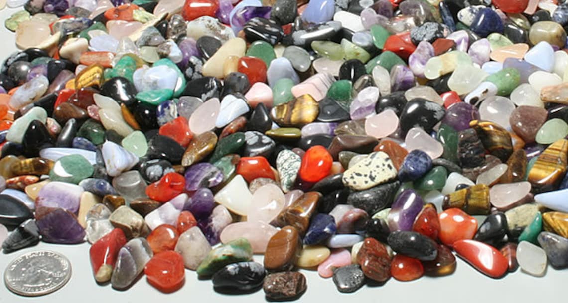 70 Specimens Tumbled African Gemstone Crystal Rock Mineral - Etsy